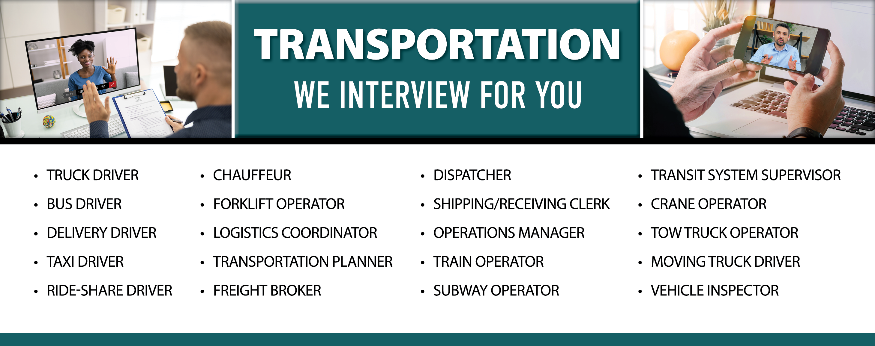 Transportation – Staff a Biz